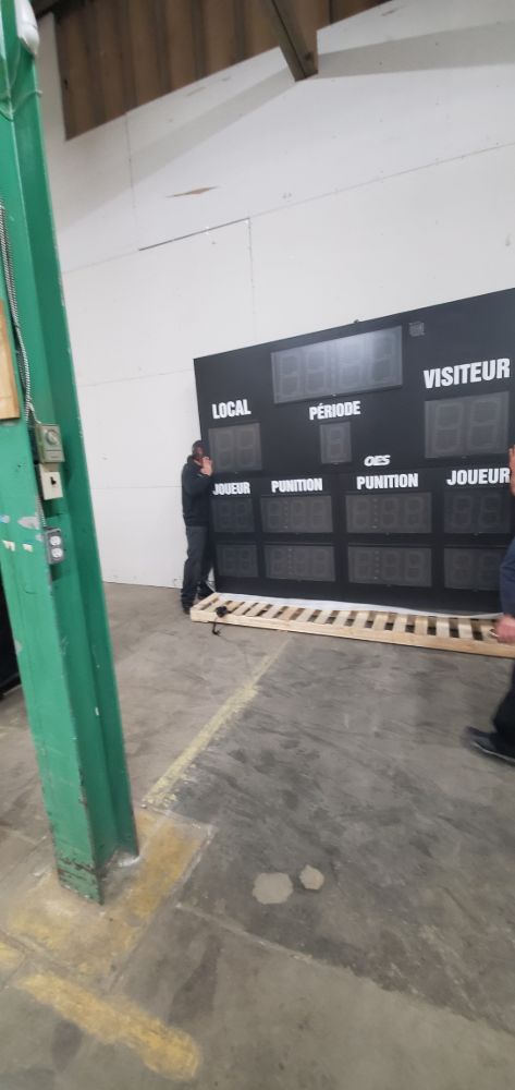 Écran numérique pour le nouvelle arena de Trois-Rivières - Déménagement ...